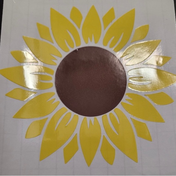 Art | Big Sunflower Car Decal Sticker 5x4 Lasts Years | Poshmark